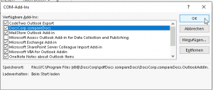 Outlook Add-Ins aktivieren | ITK SECURITY